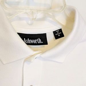 Ashworth | Shirts | Ashworth White Short Sleeve Polo Shirt | Poshmark